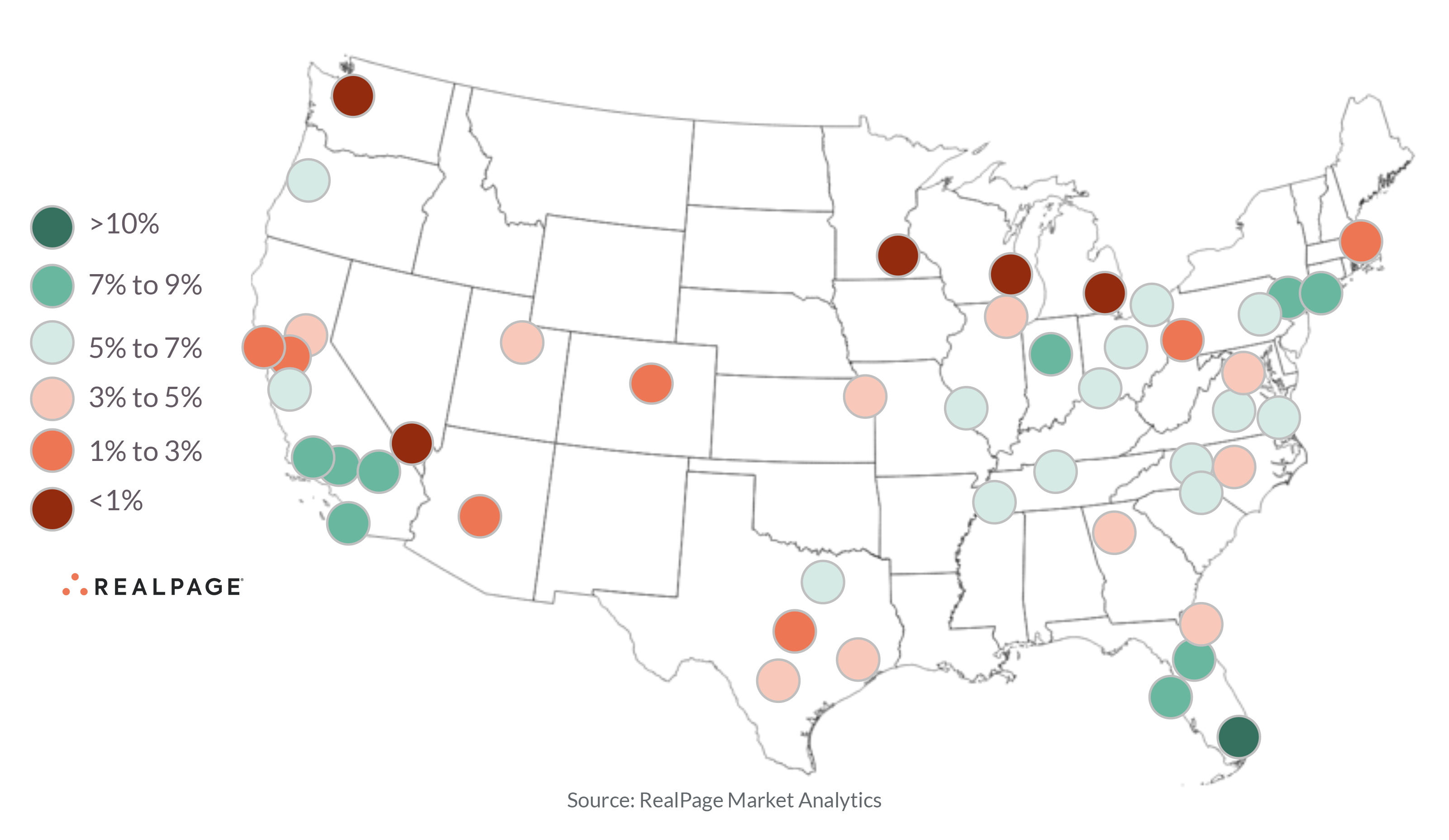 New Lease Trade-Out Varies Along the West Coast | RealPage Analytics Blog