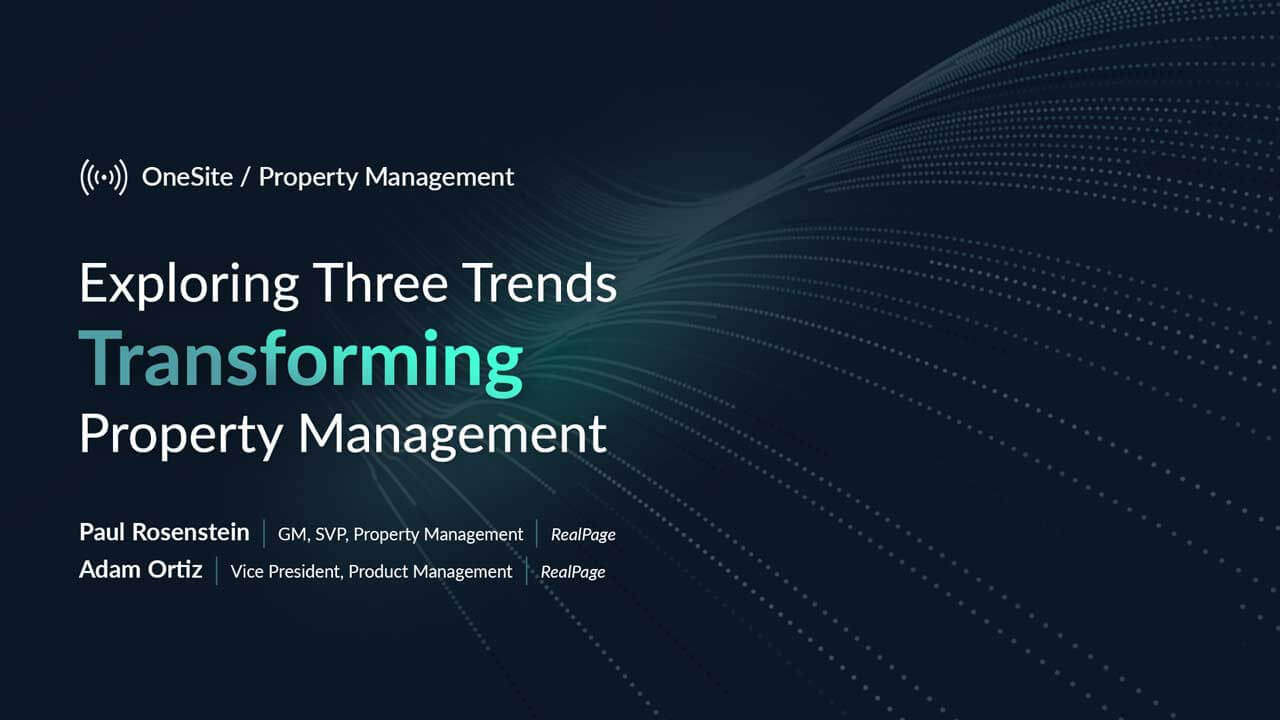 Exploring Three Trends Transforming Property Management | RealPage